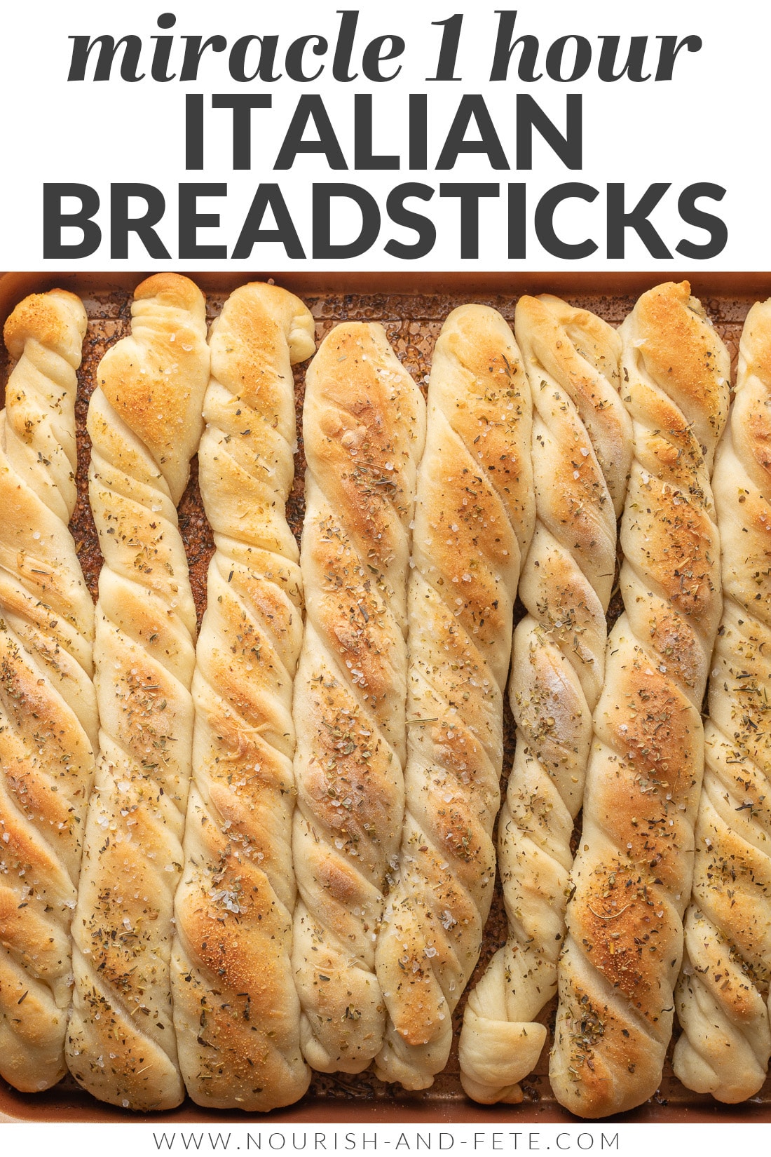 How To Make Breadsticks {in 1 Hour!} - Nourish and Fete