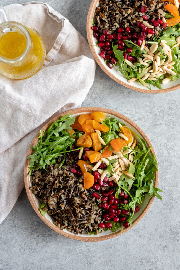 Dazzling Wild Rice Winter Salad - Nourish and Fete