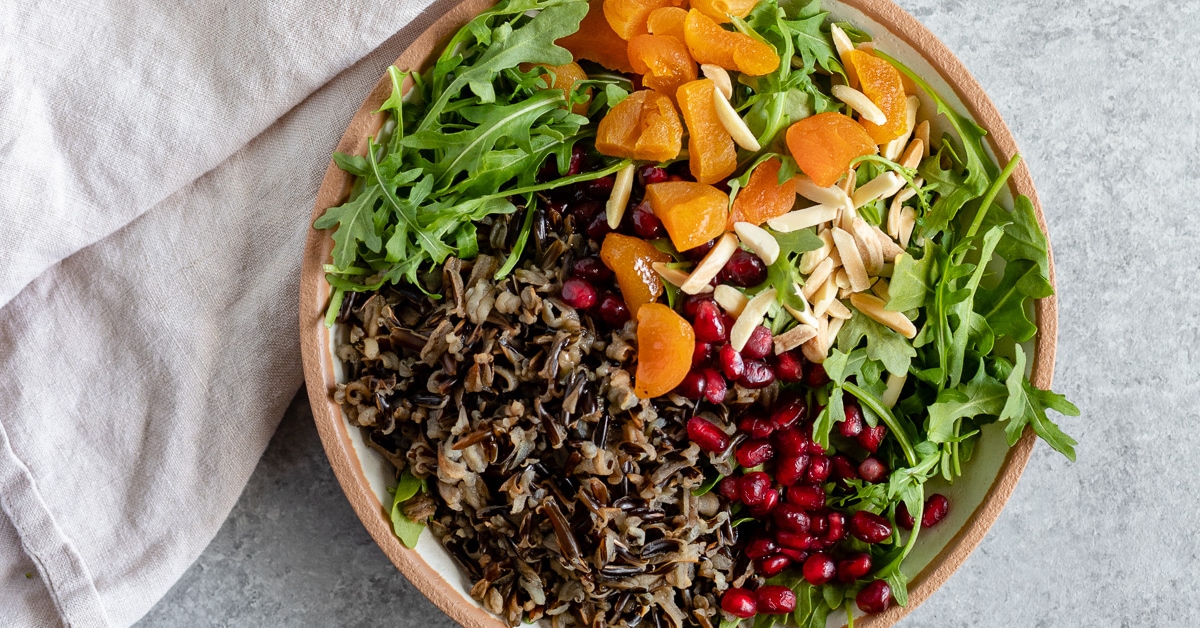 Dazzling Wild Rice Winter Salad - Nourish and Fete