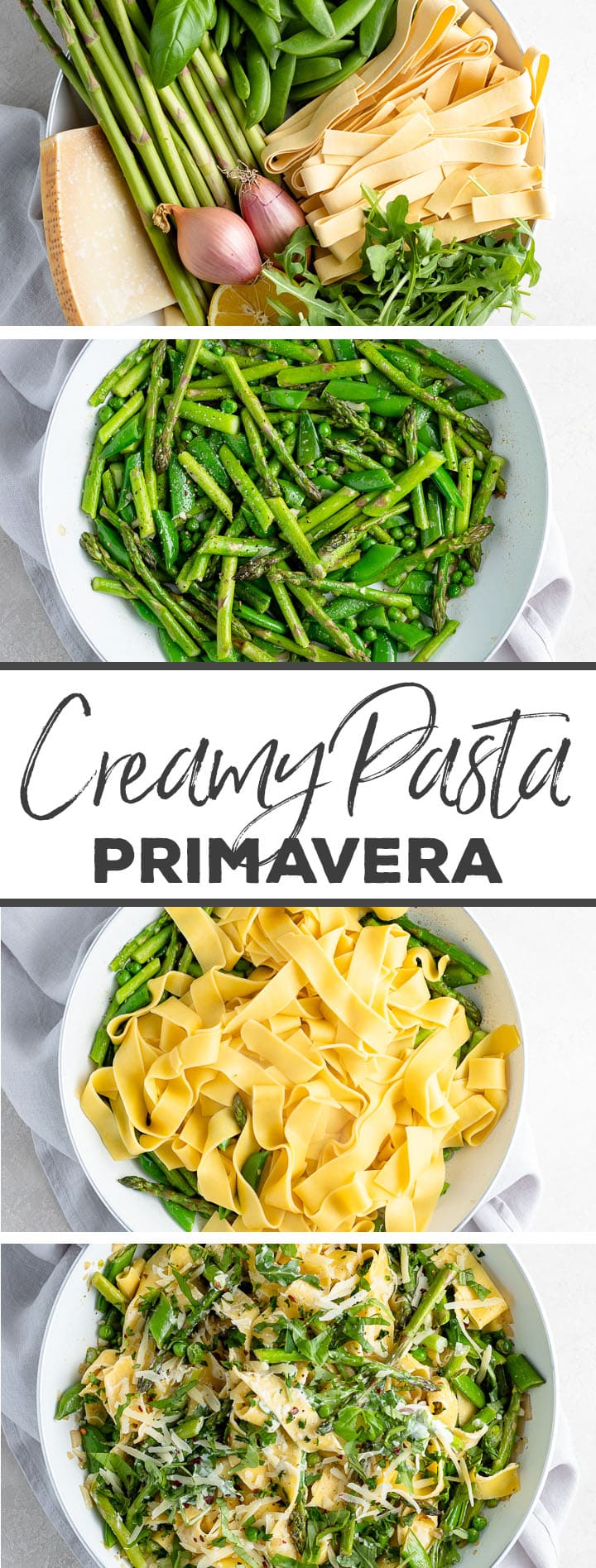 Creamy Pasta Primavera - Nourish and Fete