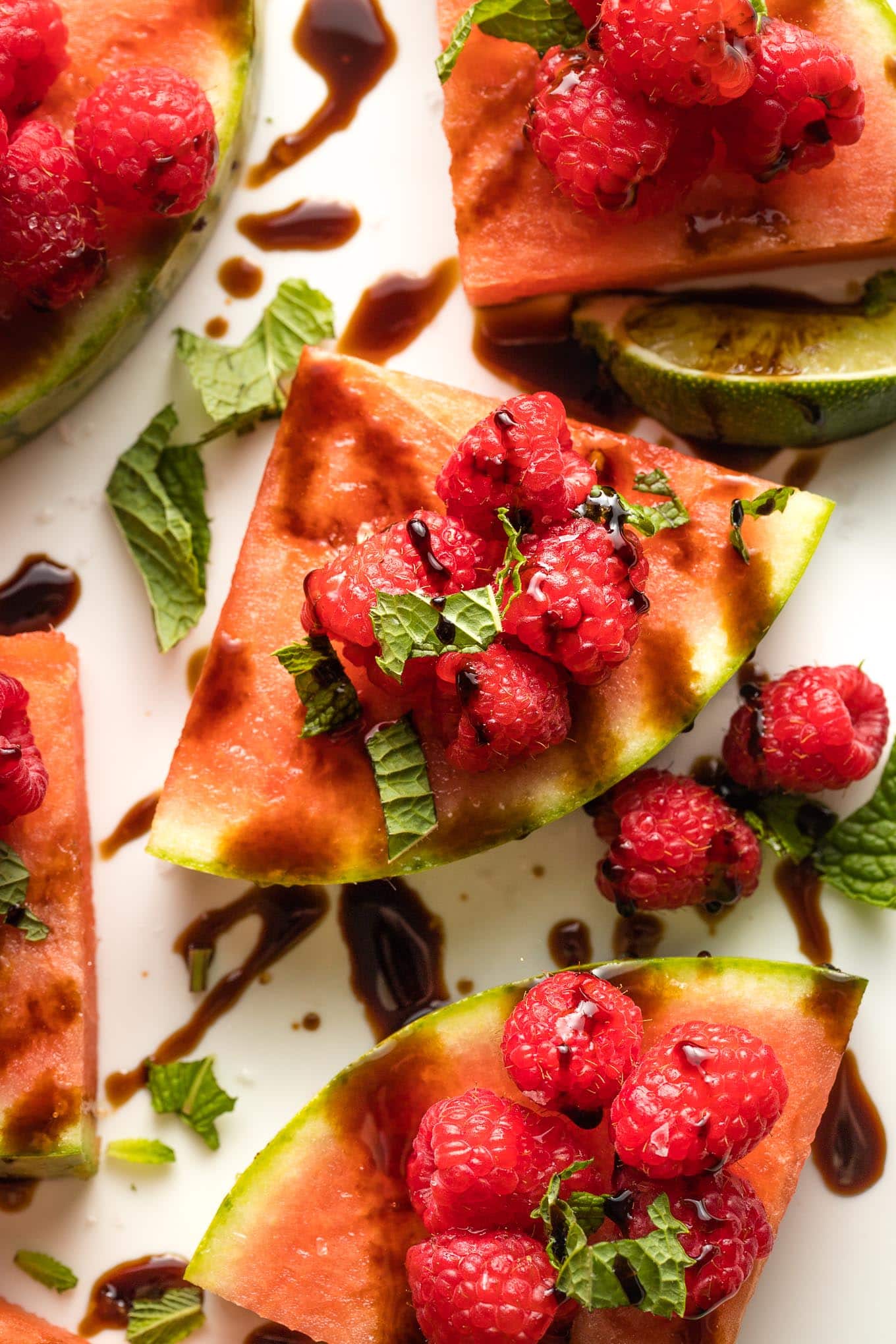Watermelon Raspberry Mint Wedges - Nourish and Fete