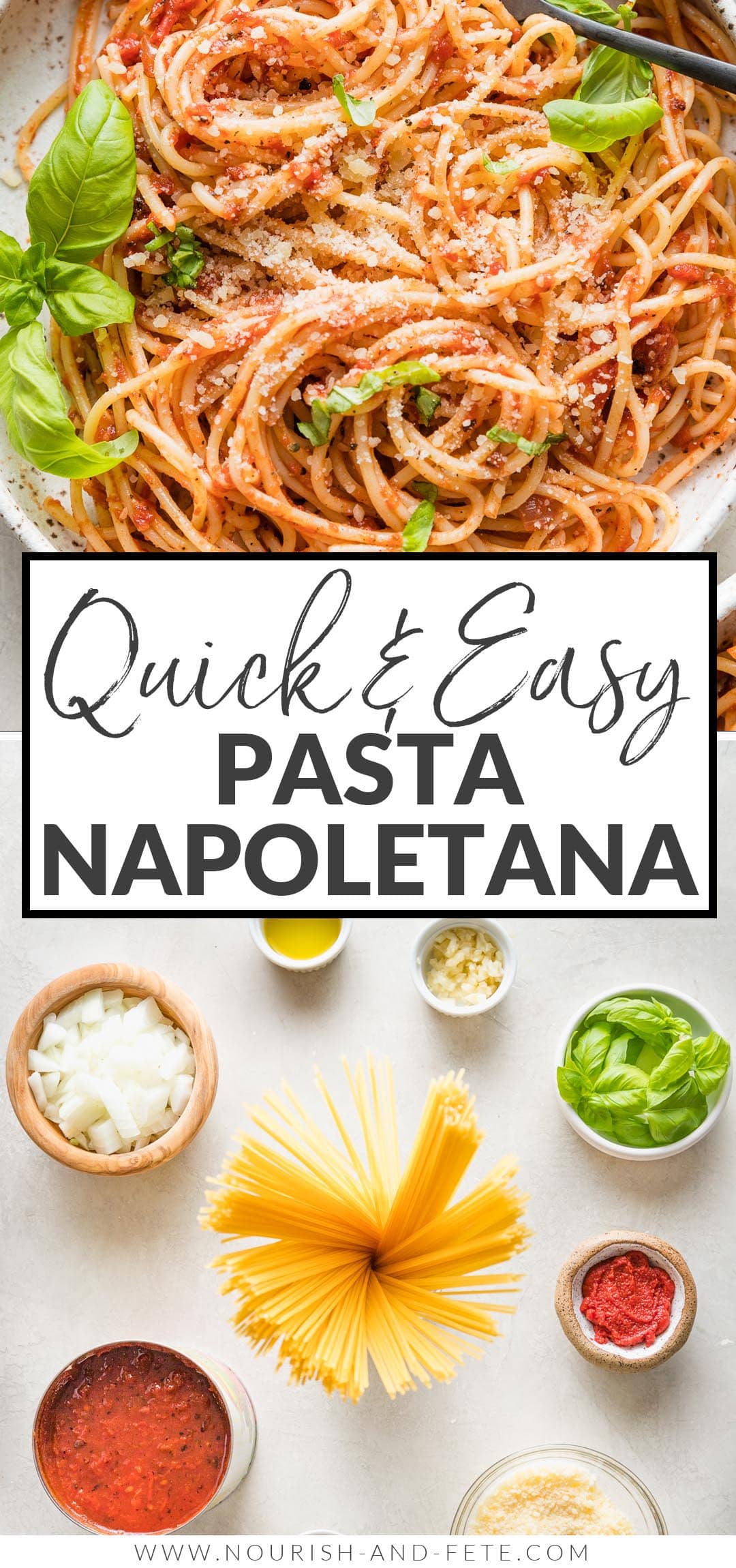 Pasta Napoletana - Nourish and Fete