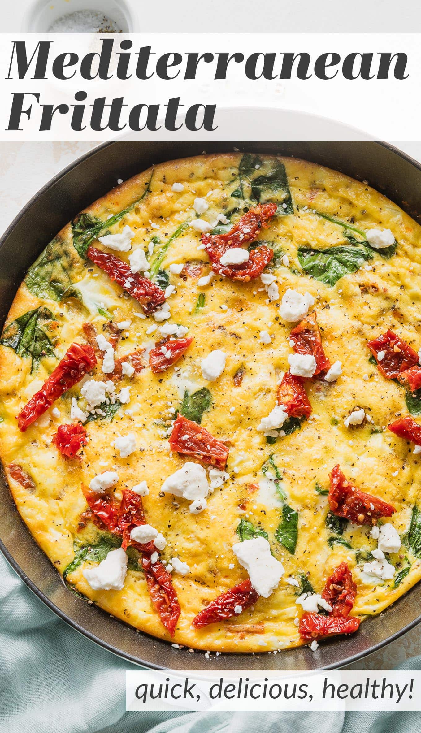 Mediterranean Frittata - Nourish and Fete
