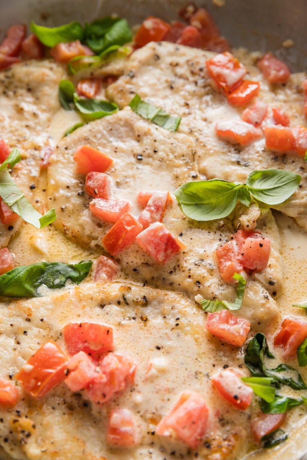 Creamy Tomato Basil Chicken - Nourish and Fete