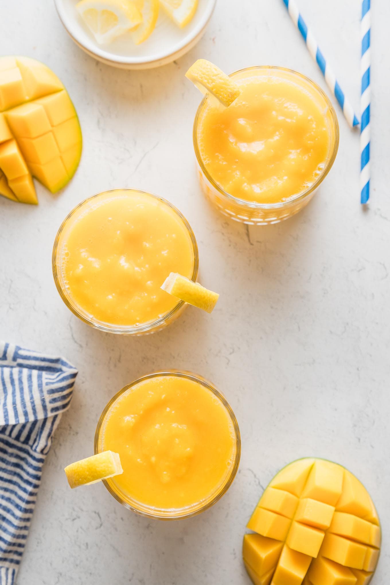 Frozen Mango Lemonade - Nourish and Fete