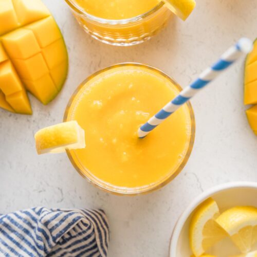 Frozen Mango Lemonade - Nourish and Fete