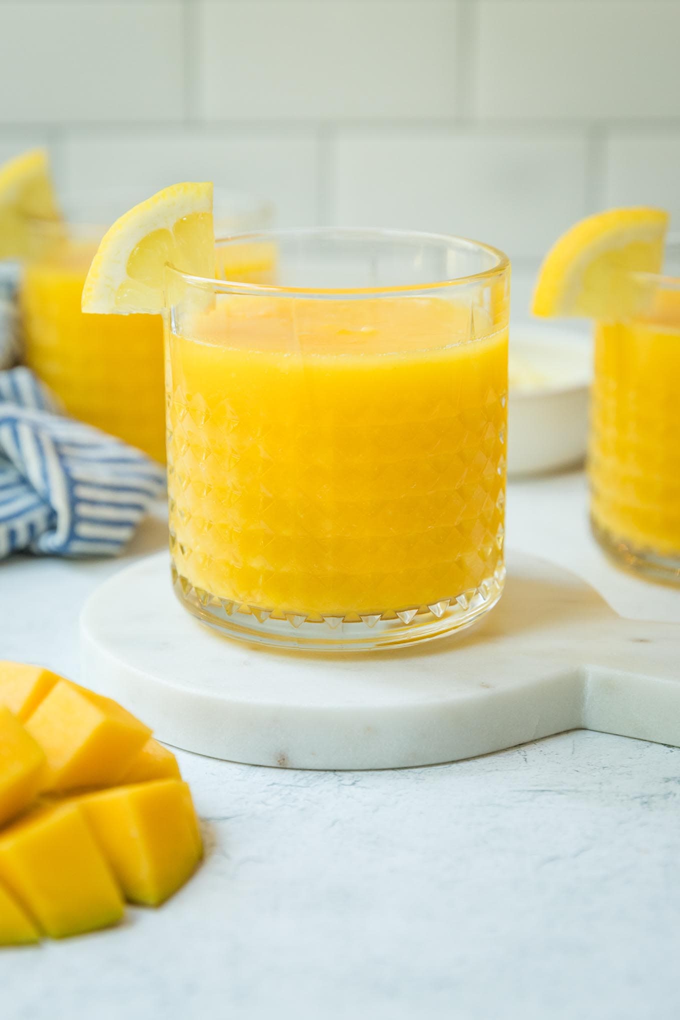 Frozen Mango Lemonade - Nourish and Fete