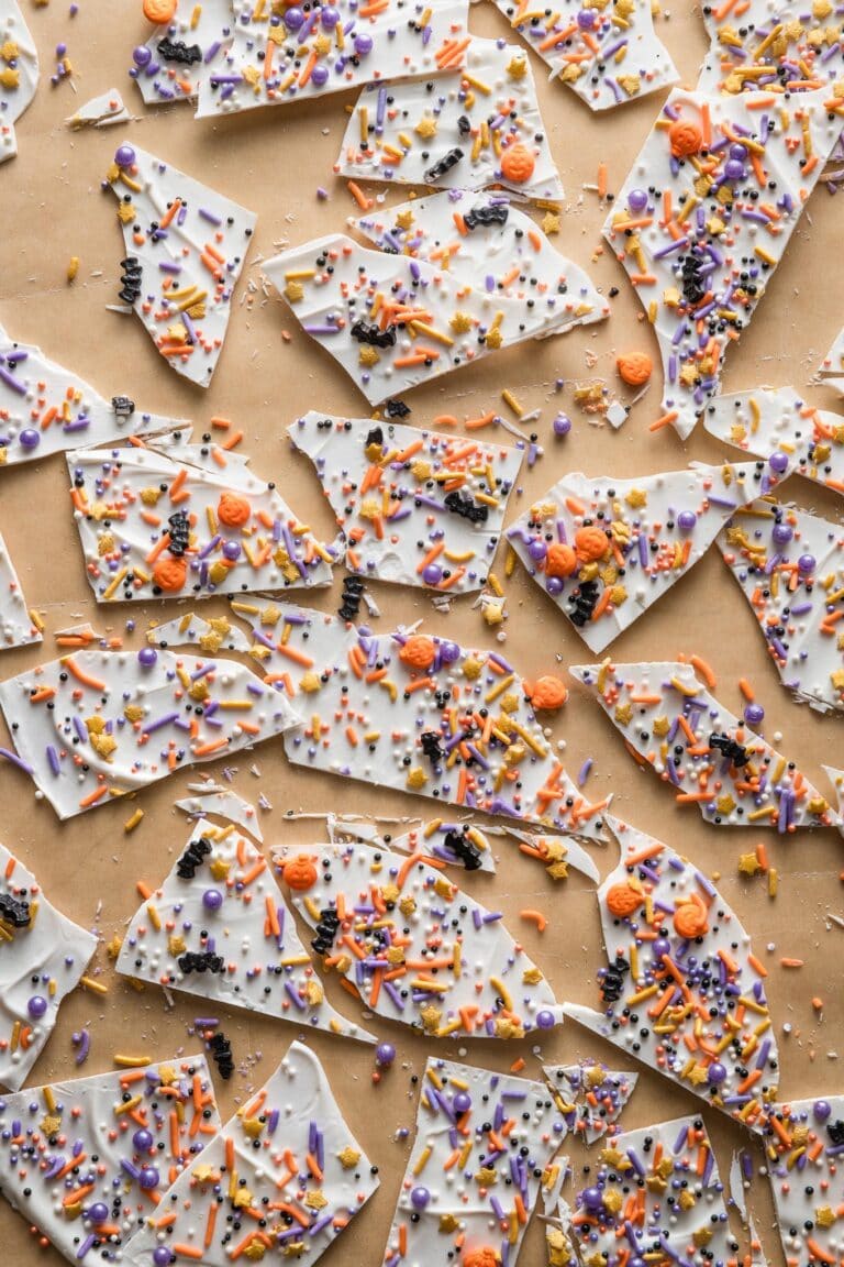 Boo Bark (Quick, Easy, and Cute!) - Nourish and Fete