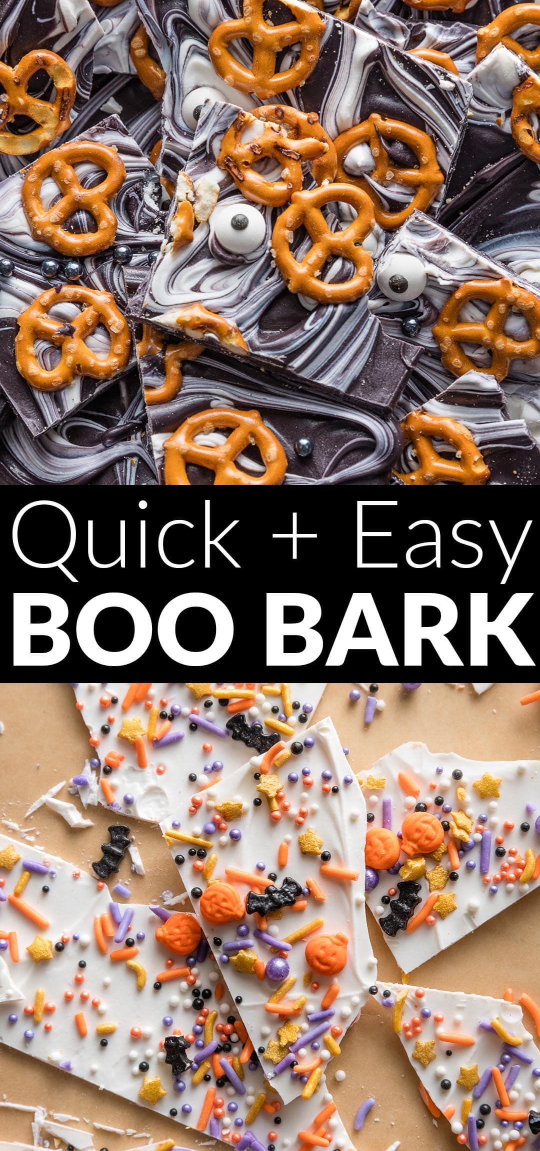Boo Bark (Quick, Easy, and Cute!) - Nourish and Fete