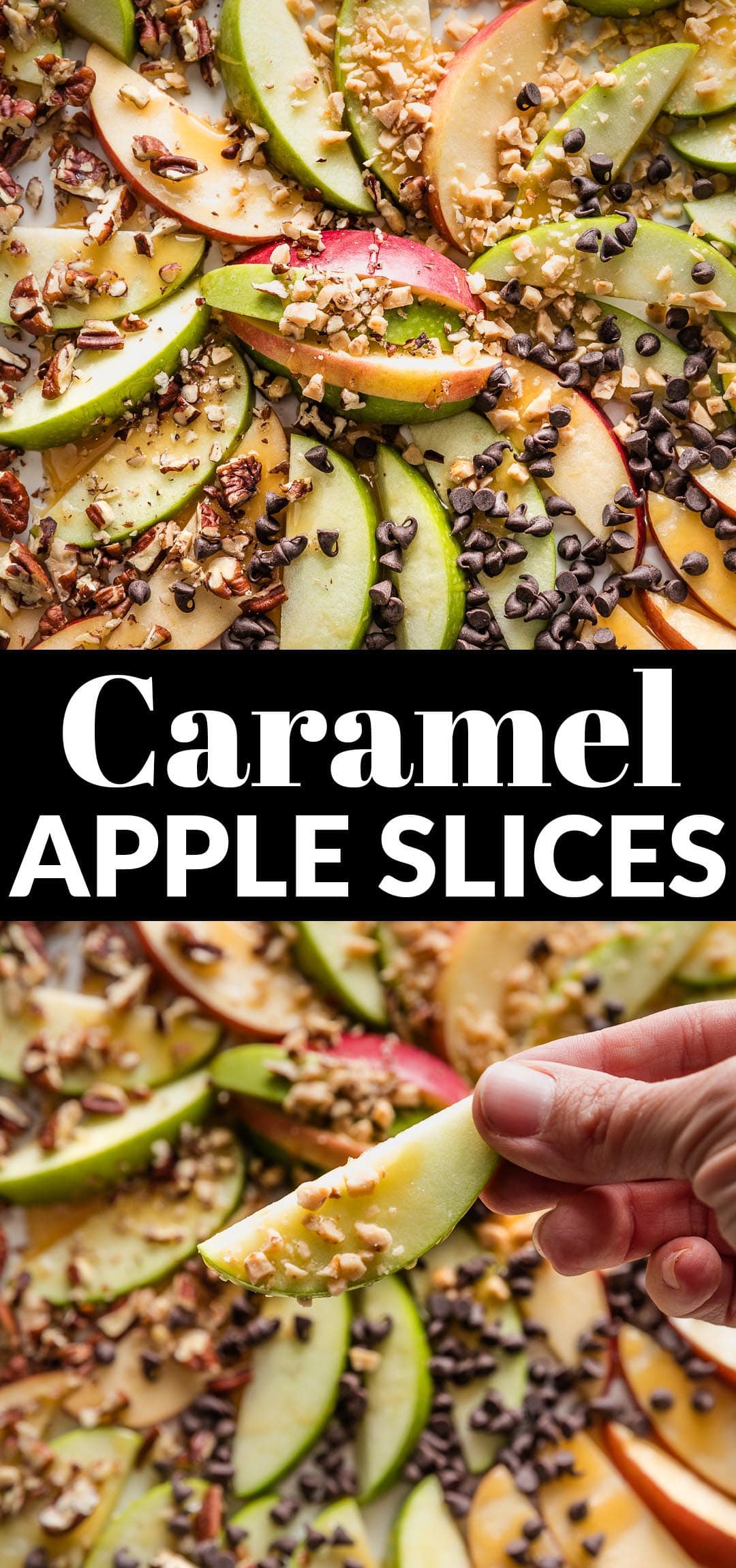 Easy Caramel Apple Slices (No Mess!) - Nourish and Fete