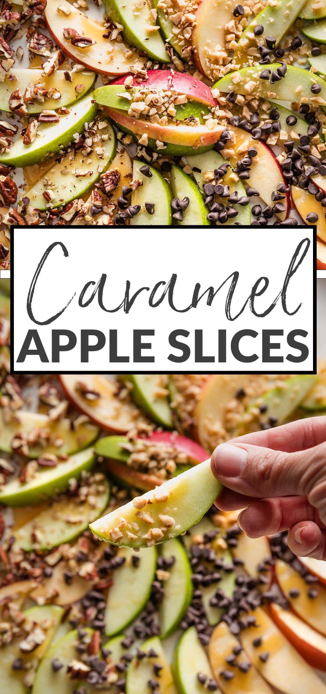 Easy Caramel Apple Slices (No Mess!) - Nourish and Fete