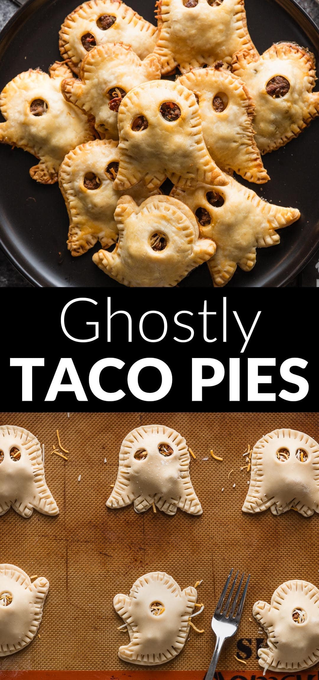 Ghost Taco Hand Pies (Cute and Easy!) - Nourish and Fete
