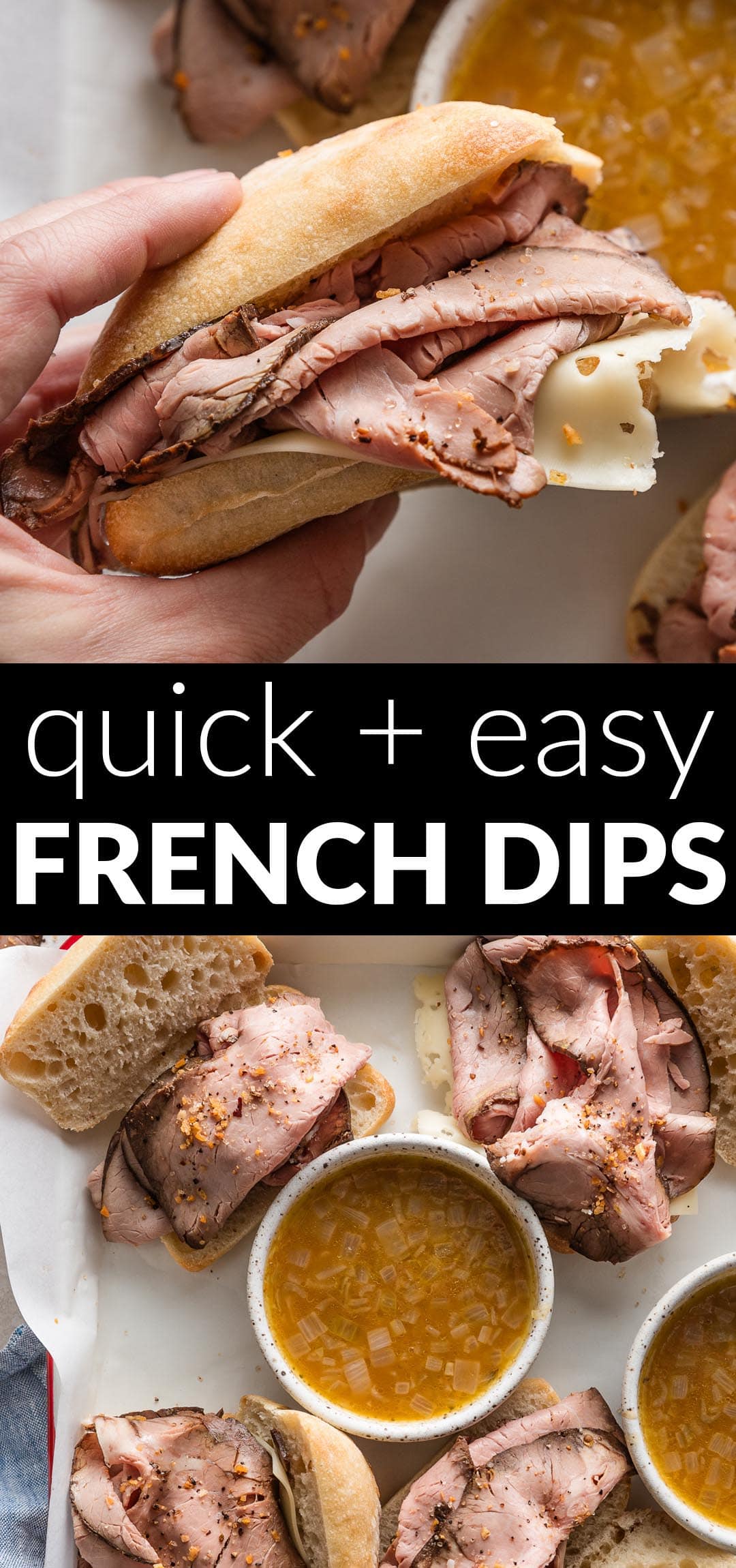 Easy French Dips (25 Minutes!) - Nourish and Fete