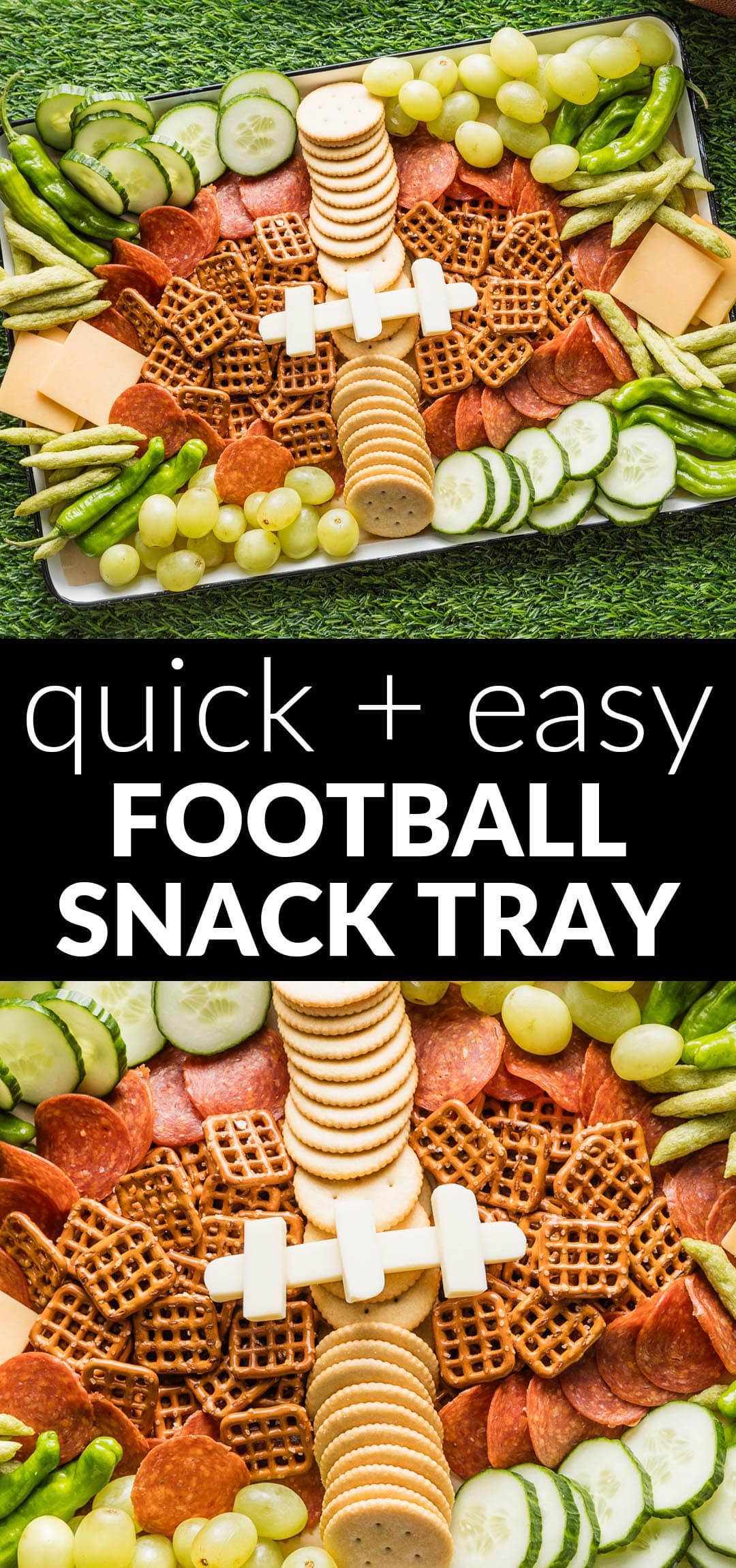Easy Football Snack Tray (Fun & Festive!) - Nourish and Fete