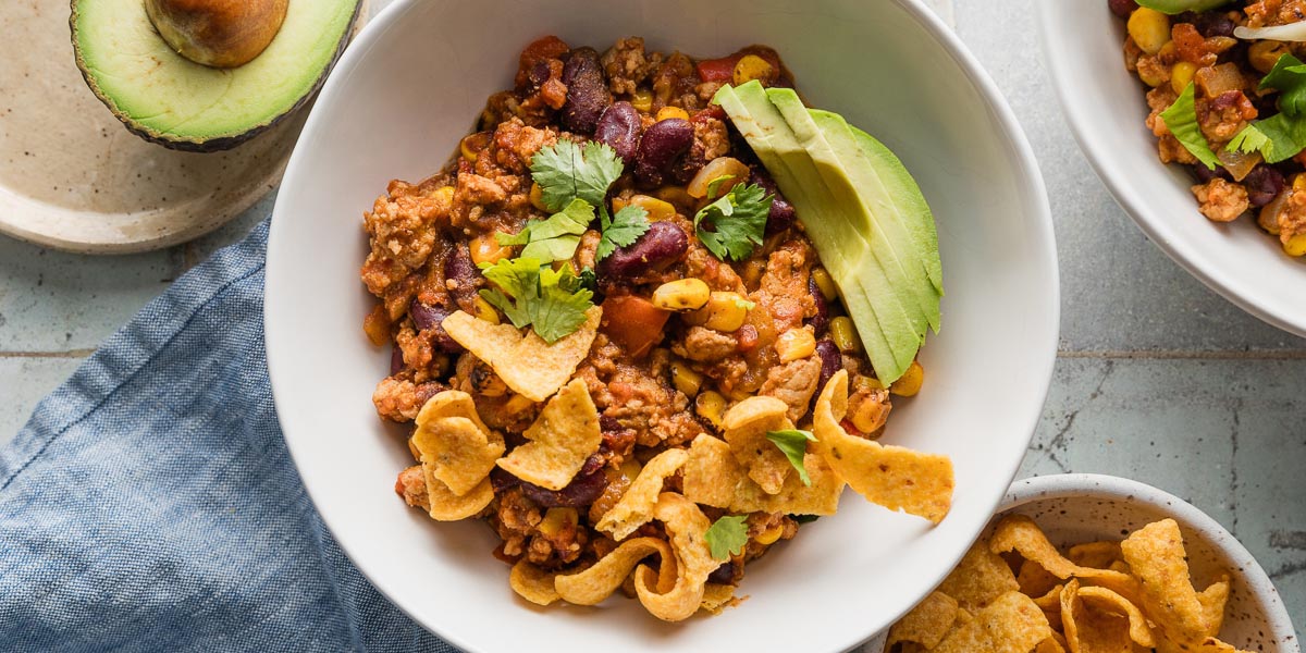 Easy Red Chicken Chili - Nourish and Fete