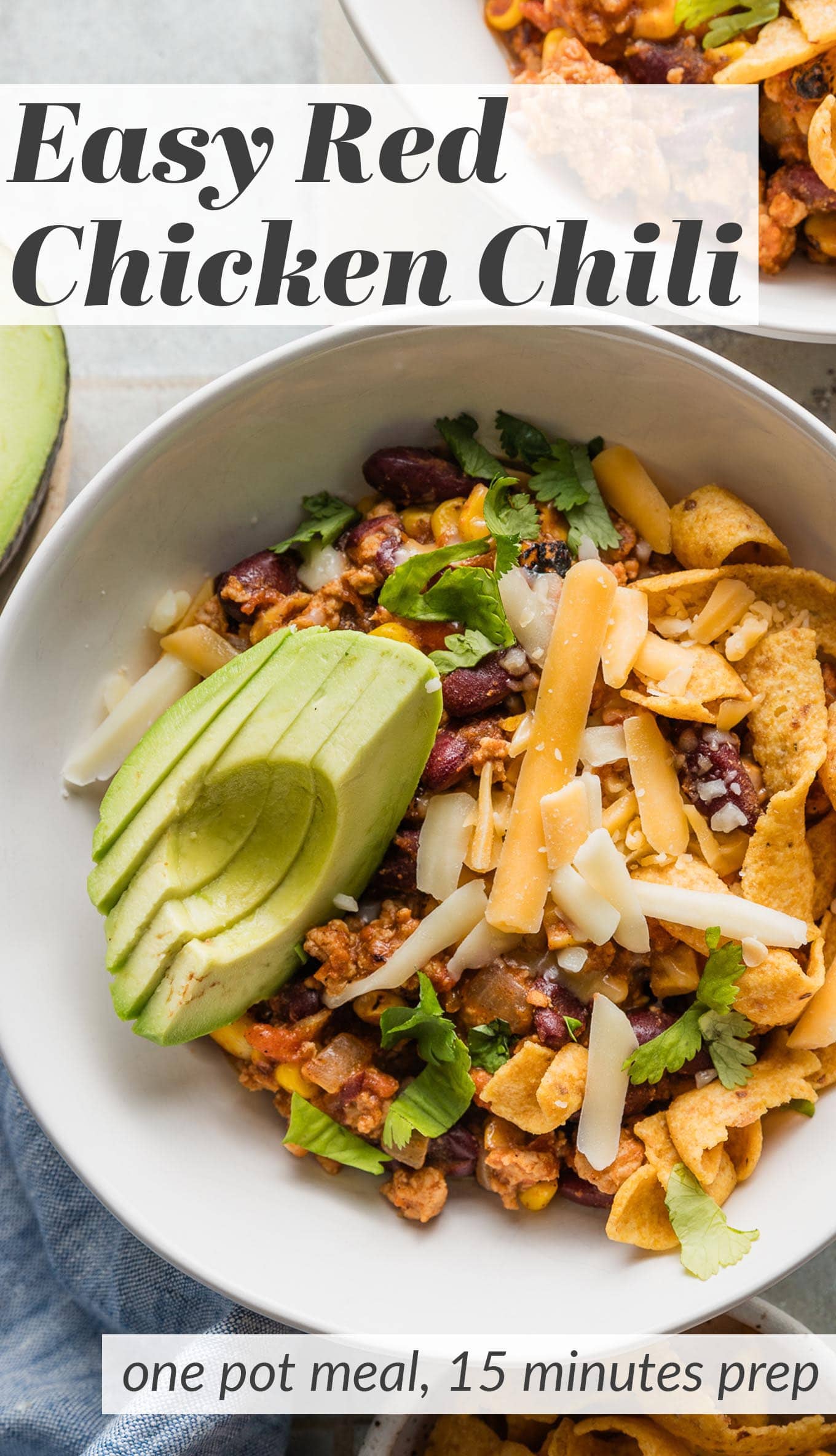 Easy Red Chicken Chili - Nourish and Fete