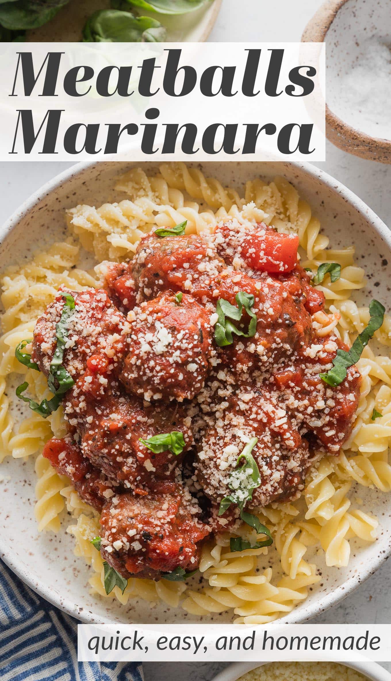 Meatballs Marinara - Nourish and Fete